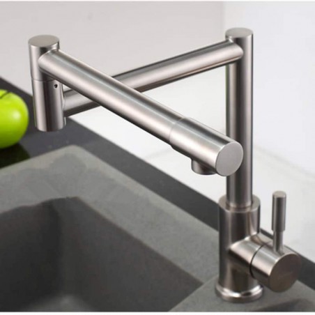 South African Premium Modern Style Single Handle Nickel Brushed Pot ...