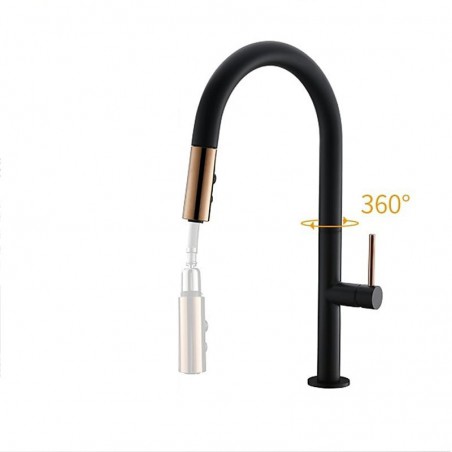 South African Premium Single Handle Painted Finishes Pull out Rotatable ...