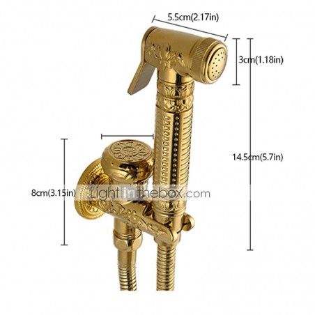 South African Premium Bidet Tap Handheld Bidet Sprayer Antique Golden ...