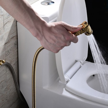 South African Premium Bidet Tap Handheld Bidet Sprayer Antique Golden ...