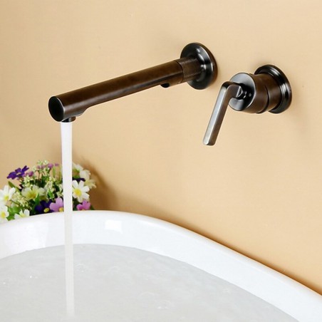 South African Premium Wall Mount Bathroom Tap Gold Gun Black Single ...